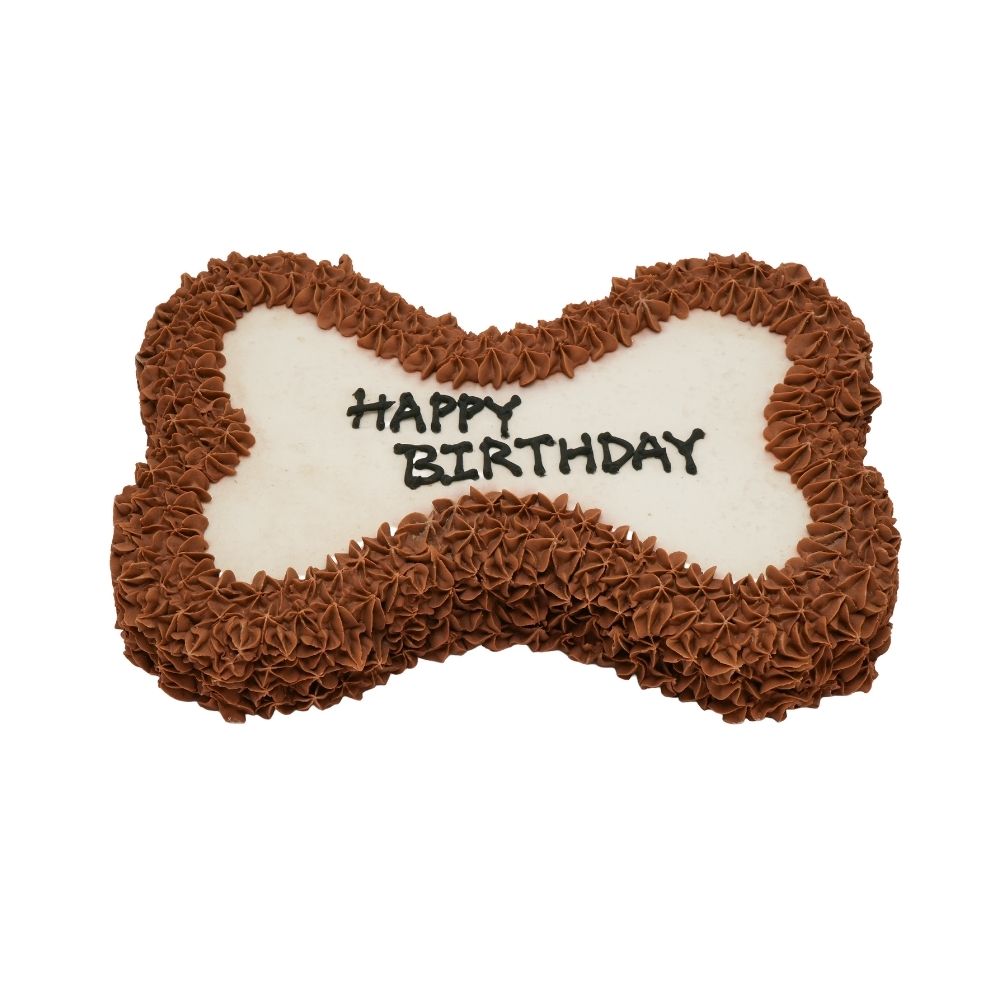 Bone-Shaped Dog Cakes in Hyderabad | Dog Birthday Cakes – Floof & Co ...